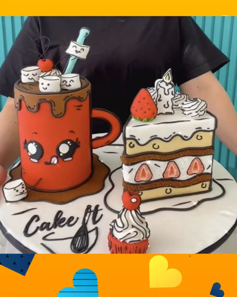 Cartoon Cake for Kids - NaBakery