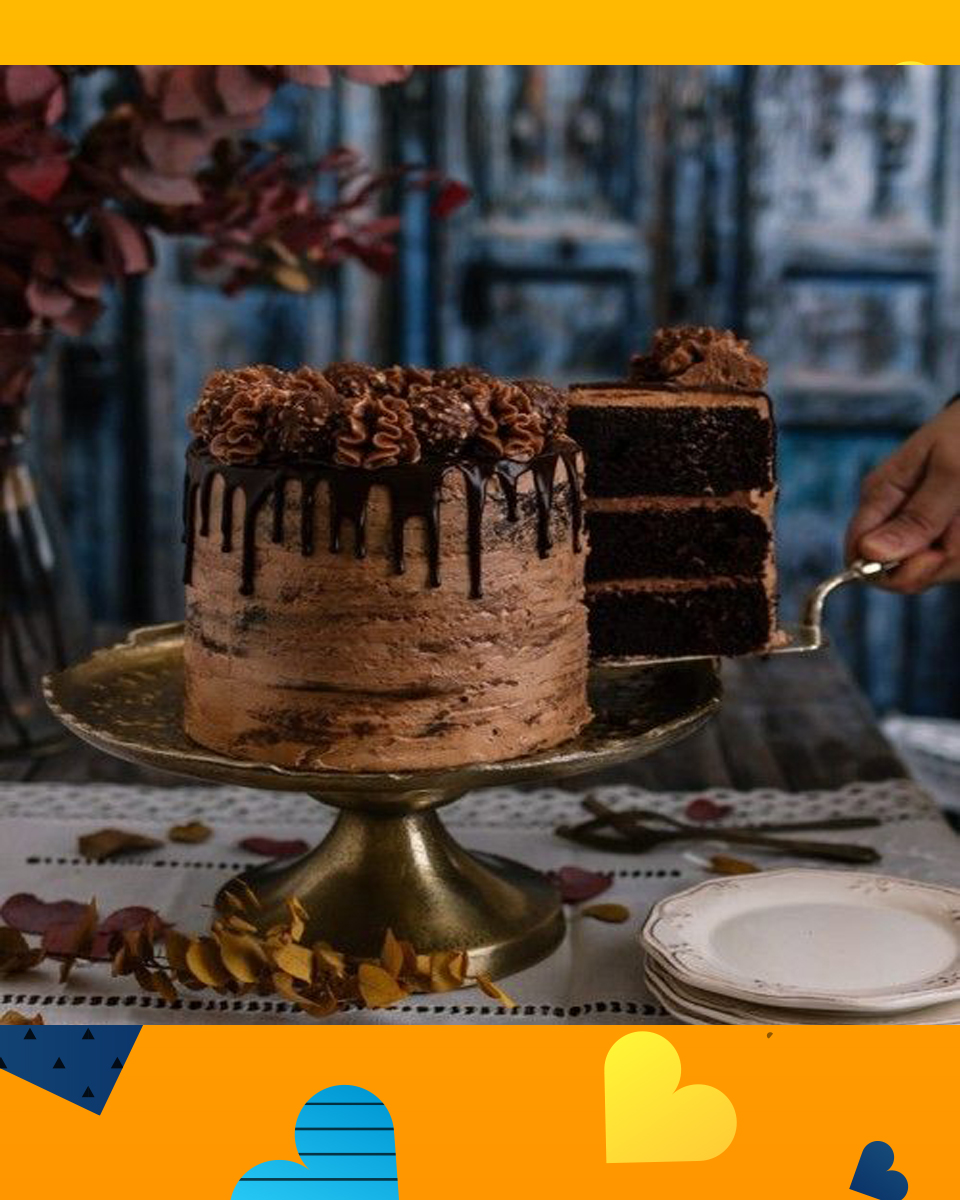 Double Chocolate Layer Cake - NaBakery