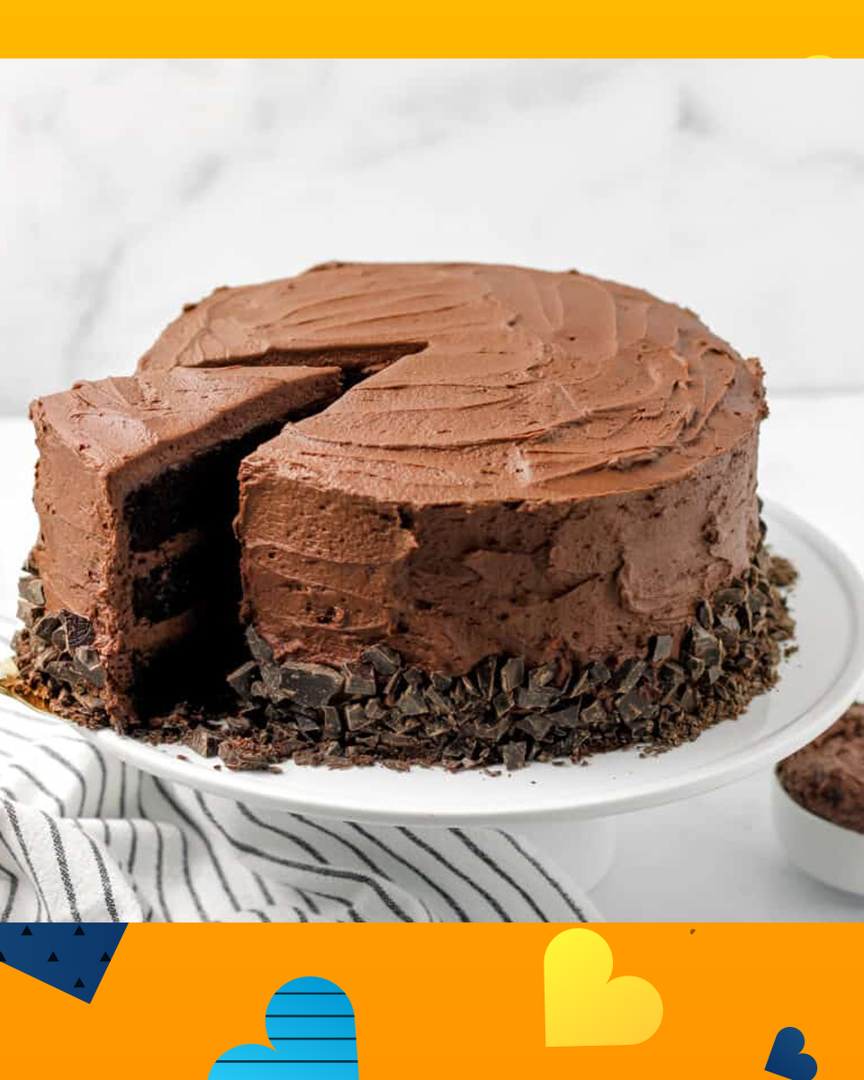Double Chocolate Layer Cake - NaBakery
