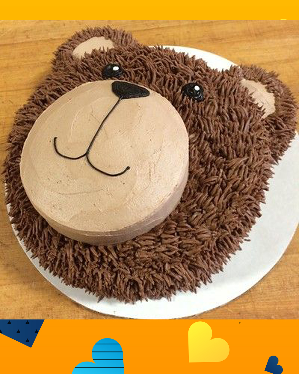 Chocolate Bear Cake - NaBakery