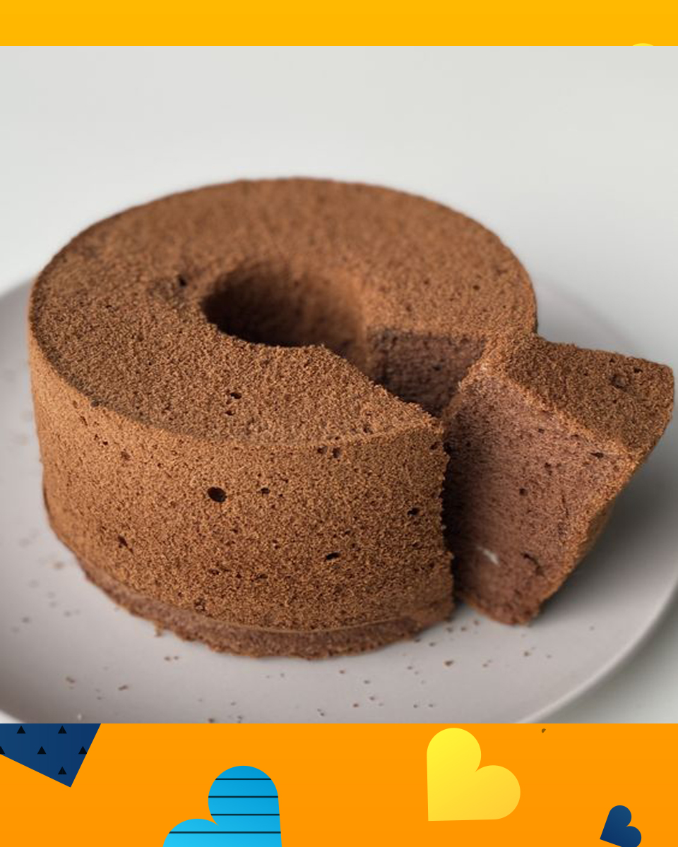Chocolate Chiffon Cake - NaBakery