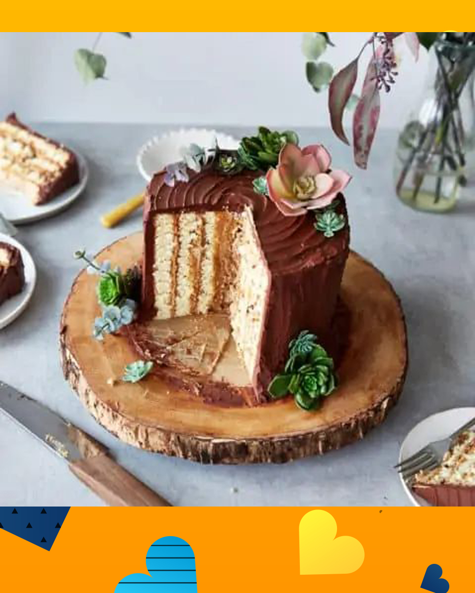 Tree Stump Chocolate Cake - NaBakery